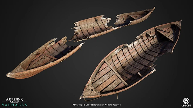 Assassin’s Creed Valhalla - Props - Saxon Boat-花瓣网