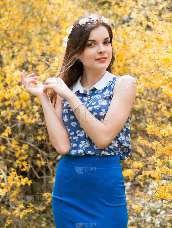 公园,秋天,自然美,女孩,垂直画幅,美,美人,夏天,户外,白人