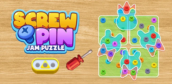 GAME: SCREW PIN-花瓣网