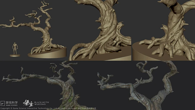 Black Myth:WuKong Tree-花瓣网