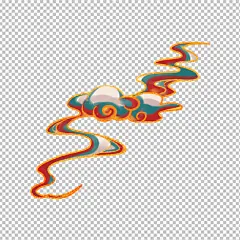 千库网_中国风敦煌飞天壁画国潮九色鹿_元素编号13403281-花瓣网