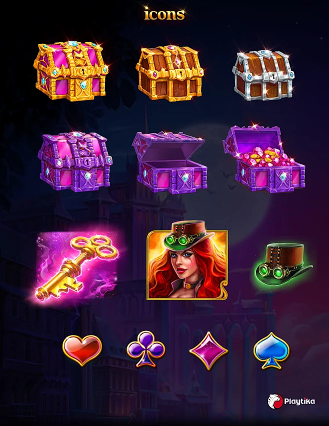 Monster Treasure Slot game : Slot game was made for Playtika for ...