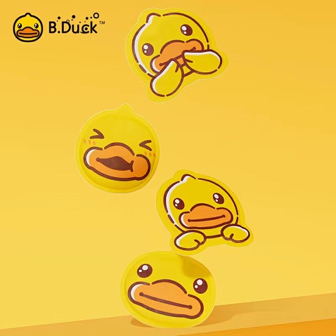 B Duck小黄鸭X珍视明蒸汽眼罩热敷眼睛舒缓眼疲劳发热眼 (3)