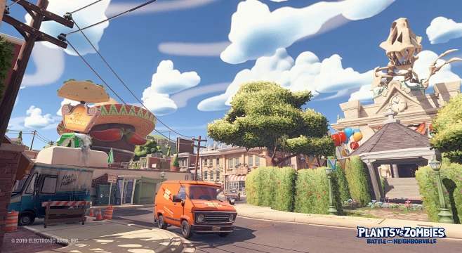 Plants Vs Zombies: Battle For Neighborville - Town Center, Dallas Doan ...