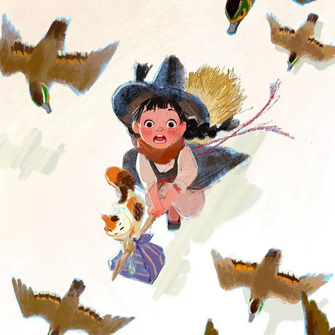 DaHyeu Celine Kim 在 Instagram 上发布：“A young witch in training on her way ...