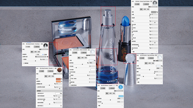 KeyShot-Caustics-Vanity---Studio---Marble