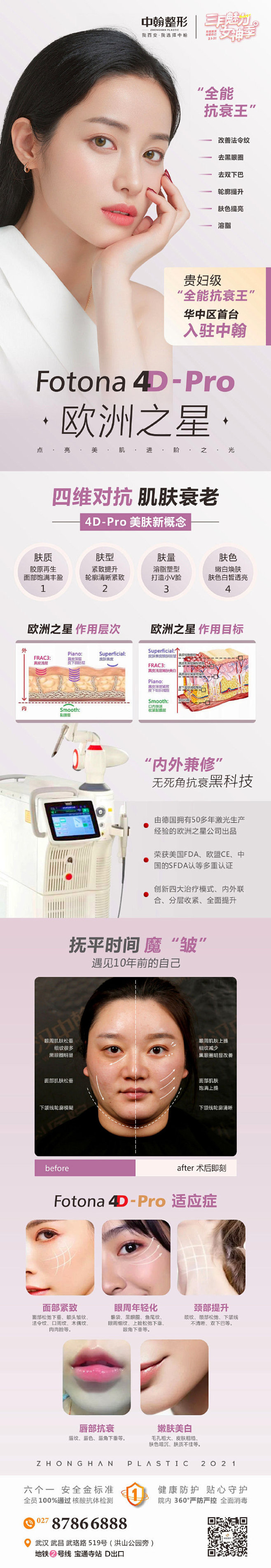 贵妇级全能抗衰王 【华中区首台】欧洲之星Fotona 4D Pro 入驻中翰！ 实力整形品牌&全球顶级设备强强联合 提拉｜紧致｜溶脂｜美白四效 ...