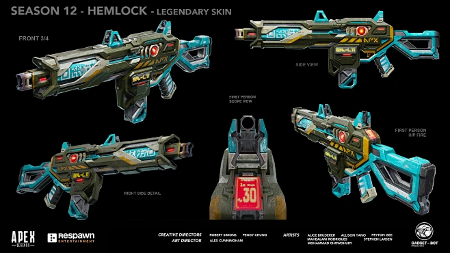 Apex Legends // Hemlock Legendary Skin-花瓣网