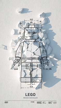 乐高模型-花瓣网|陪你做生活的设计师 | 乐高 lego 三维 C4D 模型