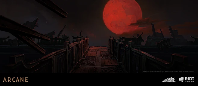 ARCANE - Background paintings-花瓣网