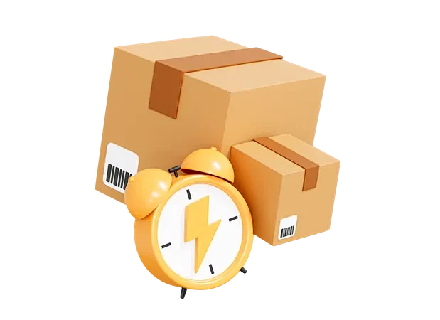 Delivery Deadline 3D Icon-花瓣网
