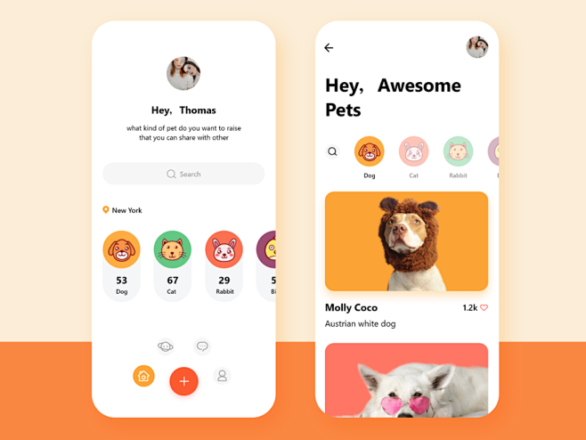 UI DAY 10:宠物APP界面 : UI DAY 10:宠物APP界面