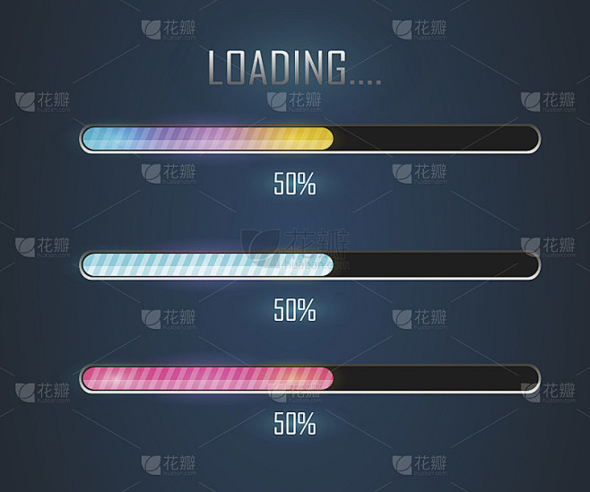 矢量进度加载条