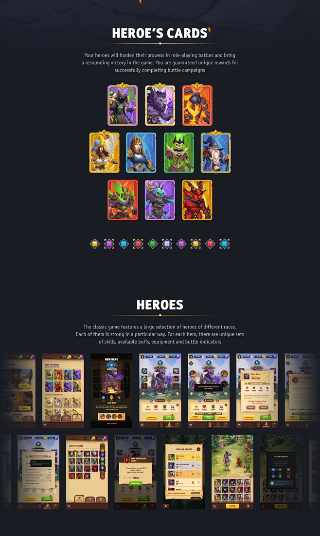 game interface game ui Game Ui/UX GUI mobile mobile game RPG game UI/UX ...