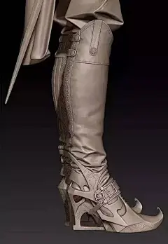 Elf Commander boots wip , Safwen Laabidi : Elf Commander boots wip ...