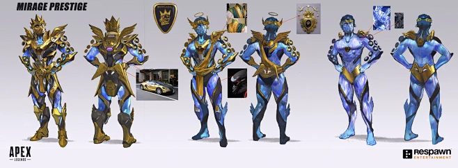 Apex Legends Mirage Prestige Skin-花瓣网