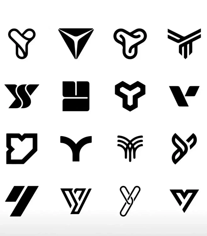字母Y造型logo设计｜灵感分享