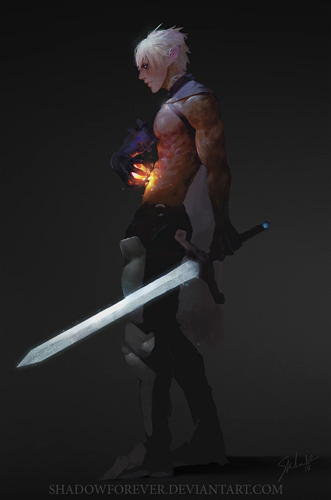 Two blades, Shadow Forever : Character concept-花瓣网