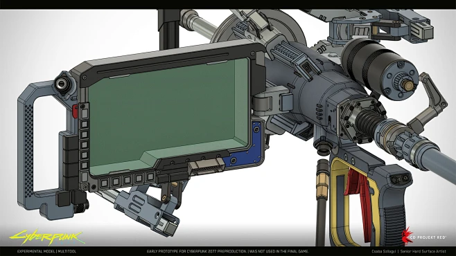 Cyberpunk 2077 - Militech Mk.31 HMG, Csaba Szilagyi : Concept art by ...