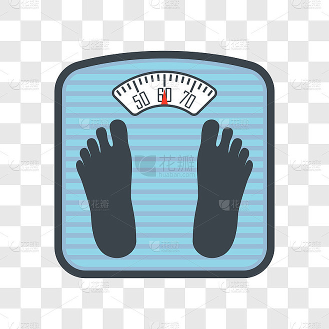 scales dial on transparent background