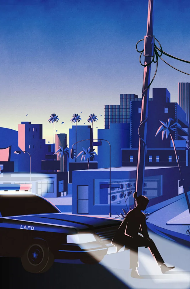 Richard Solomon - Sotto un cielo cremisi-花瓣网