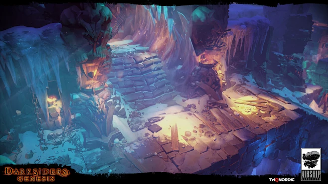 Icebind Cavern, John Stamos : For Icebind Cavern, I was responsible for ...