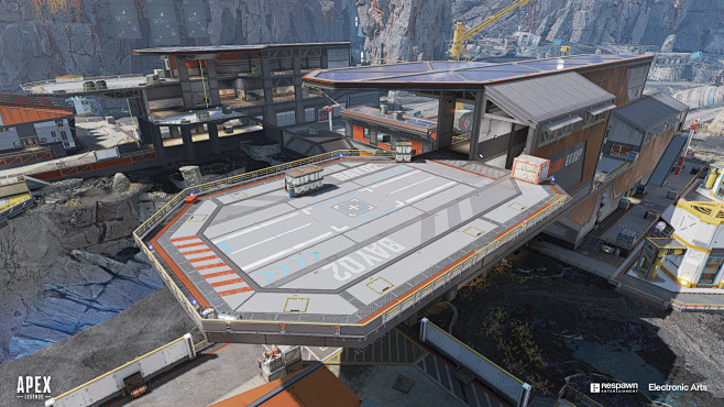Apex Legends: Eclipse - Broken Moon - Breaker Wharf POI