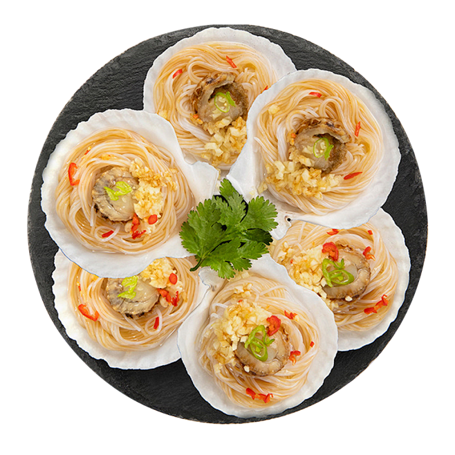 龙霸蒜蓉粉丝扇贝220g