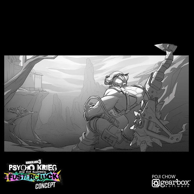 Borderlands 3 - Psycho Krieg and the Fantastic Fustercluck End Credits-花瓣网