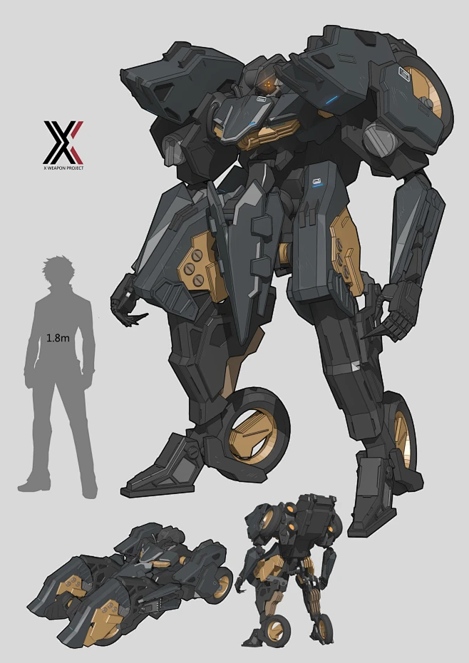 NECRO_TRANSFORMABLE_MECH, LAS 91214-花瓣网