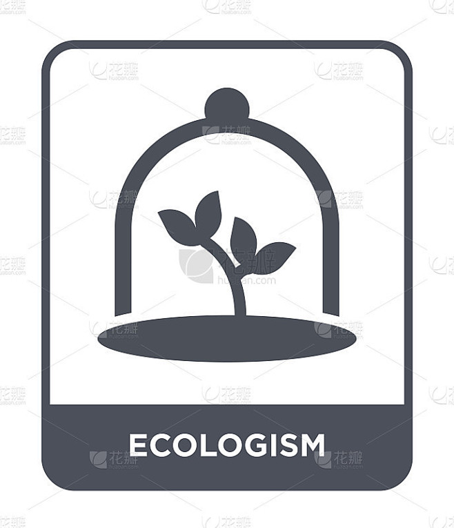 ecologism icon vector on white background, ecologi