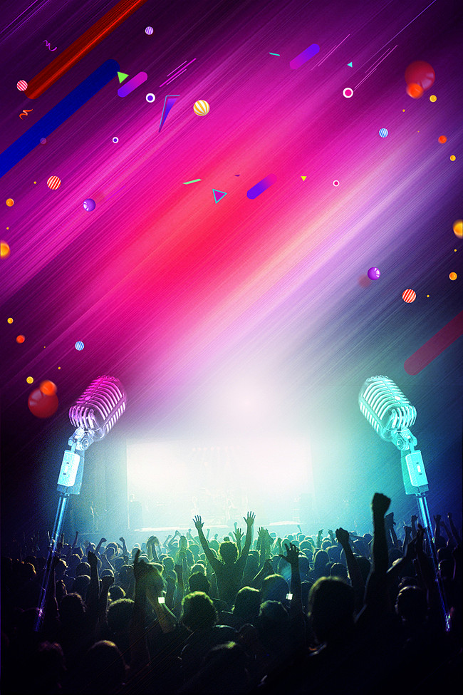 ktv宣传海报背景