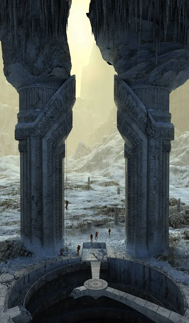 游戏场景概念05- (2706)-花瓣网