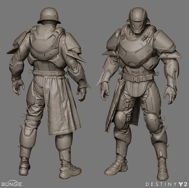 Desitiny 2: Hardened Basilisk Titan Armor-花瓣网