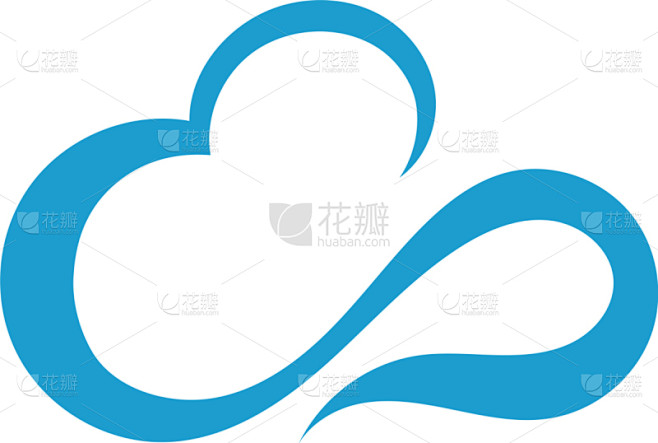 cloud logo icon design