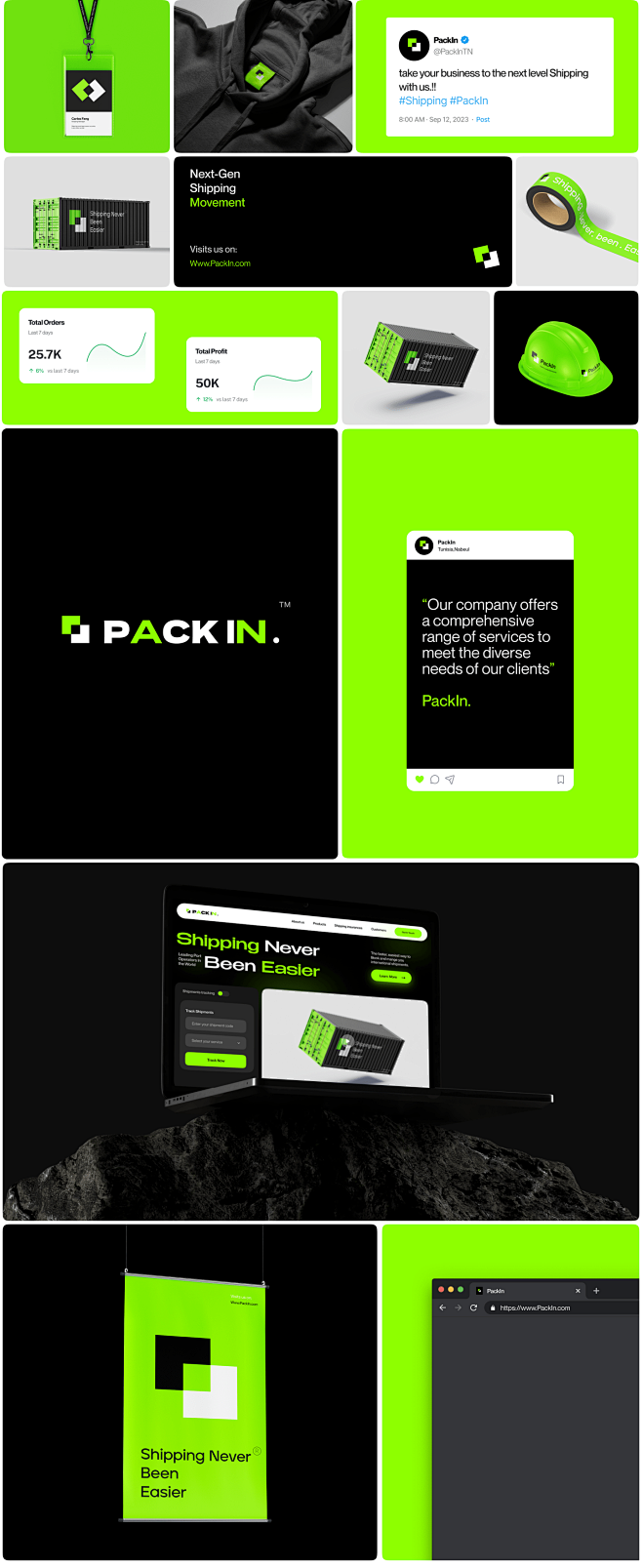 PackIn - Brand Identity