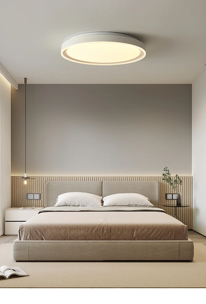 主卧室灯具led圆形吸顶灯2022年新款现代简约轻奢北欧浪漫房间灯-tmall.com天猫-花瓣网