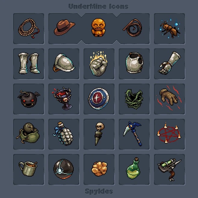 UnderMine 图标-花瓣网