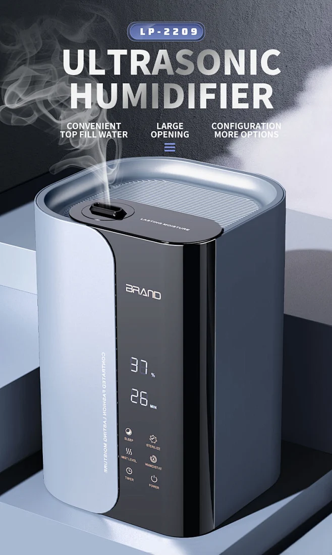 5l Intelligence App Digital Control Humidificadores Home Room Essential ...