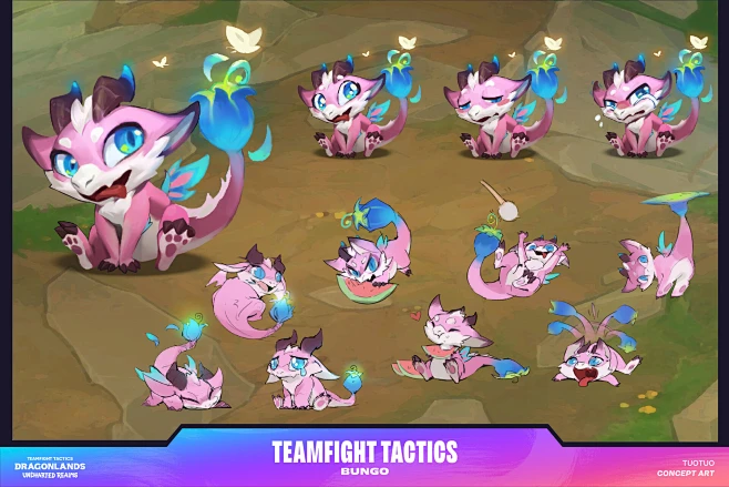 Riot Games TFT Dragonlands: Uncharted Realms Art Blast - ArtStation ...