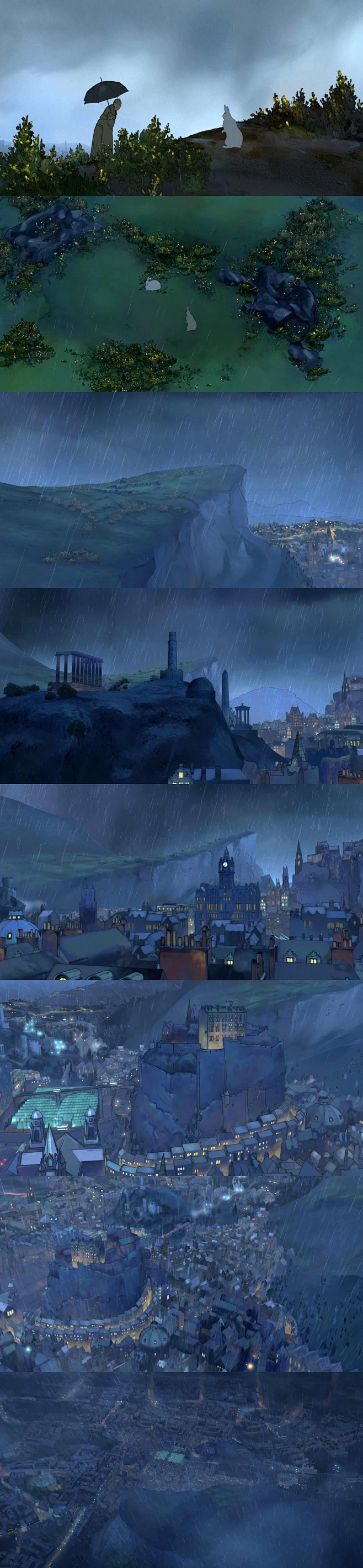 【魔术师 L'illusionniste (2010)】32 西维亚·乔迈 Sylvain Chomet #电影# #电影截图# #电影海报 ...