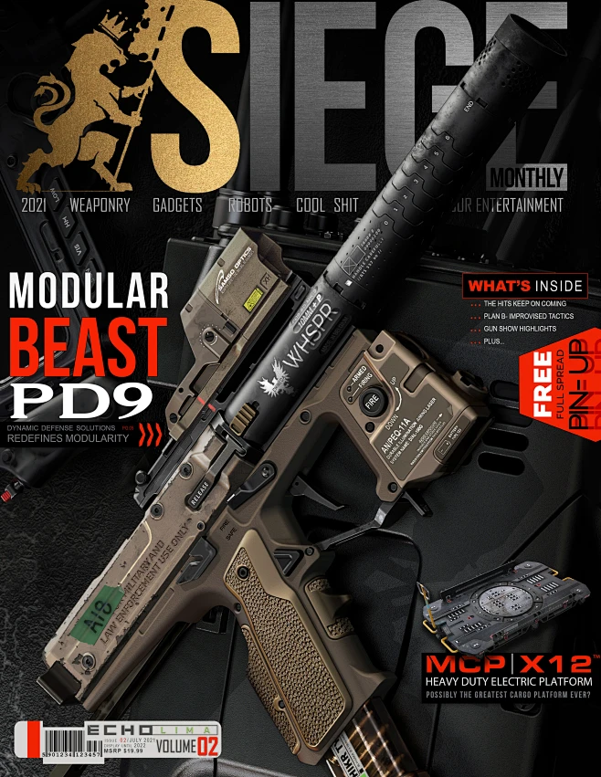 SIEGE Issue 02, ECHO LIMA : SIEGE Monthly is the coolest magazine that ...