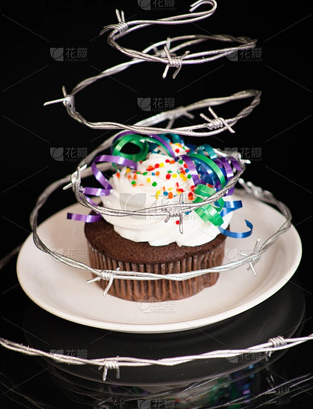 带刺铁丝杯饼素材-花瓣网