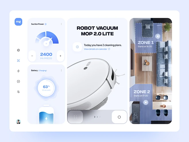 Vacuum Cleaner Robot by Ho3ein for Pela Design on Dribbble-花瓣网