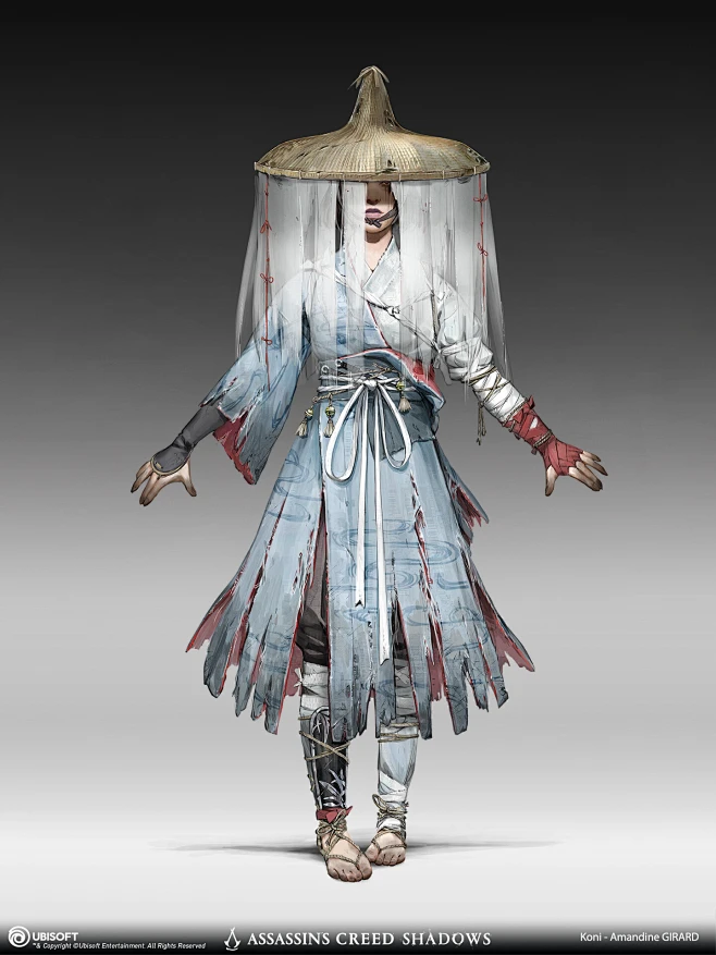 Onryo Robes Concept - Assassin's Creed Shadows-花瓣网