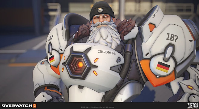 Overwatch 2 - Reinhardt 'Polar'-花瓣网