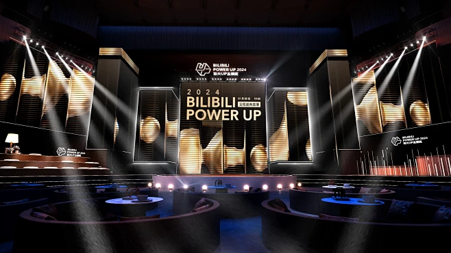 bilibili 哔哩哔哩 Stage Event visual identity STAGE DESIGN brand identity-花瓣网