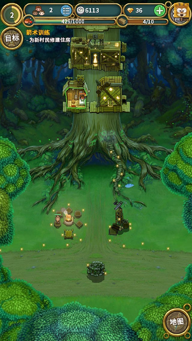 模拟经营《Little Raiders Robin’s Revenge》UI游戏界面