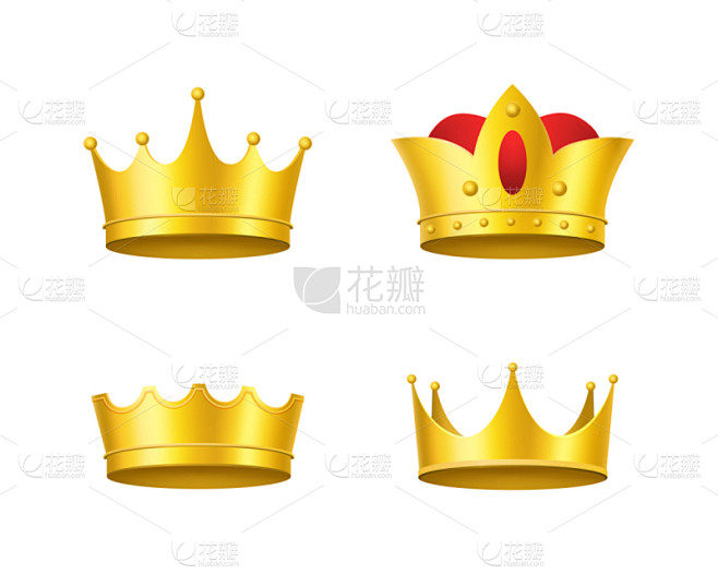 王冠,黄金,三维图形,华丽的,华贵,冠状头饰,写实,布置