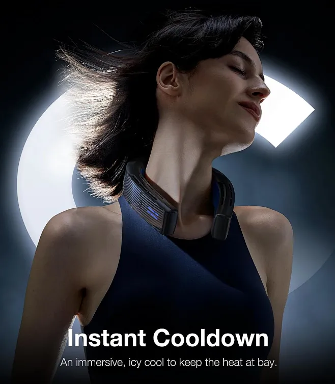 Amazon.com: TORRAS COOLIFY 3 Limited Version Neck Air Conditioner, Blue ...